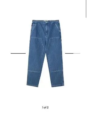 Stussy | Jeans | Stussy Mens Light Blue Relaxed Carpenter Jeans | Poshmark